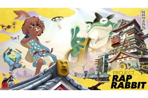 『パラッパラッパー』の松浦雅也×『押忍！闘え！応援団』の矢野慶一 完全新作音楽ゲーム『PROJECT RAP RABBIT』始動 - amass