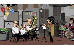 ビートルズのファンメイド・アニメ『The Beatoons』 新作アニメ「A DAY IN THE LIFE」編を公開 - amass