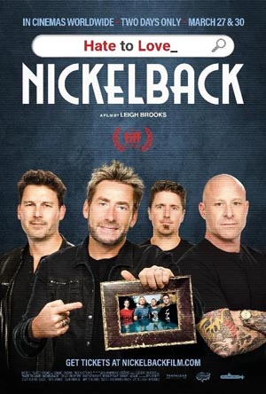 ニッケルバックの公式ドキュメンタリー映画『Hate to Love: Nickelback』3月に世界中の映画館で上映 [牛乳トースト★]